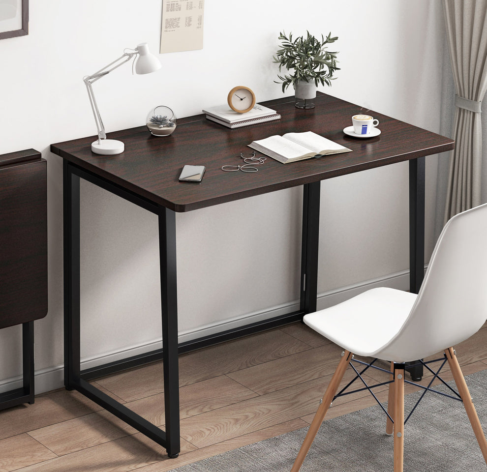 Wizard Folding Table Desk (Black Walnut)
