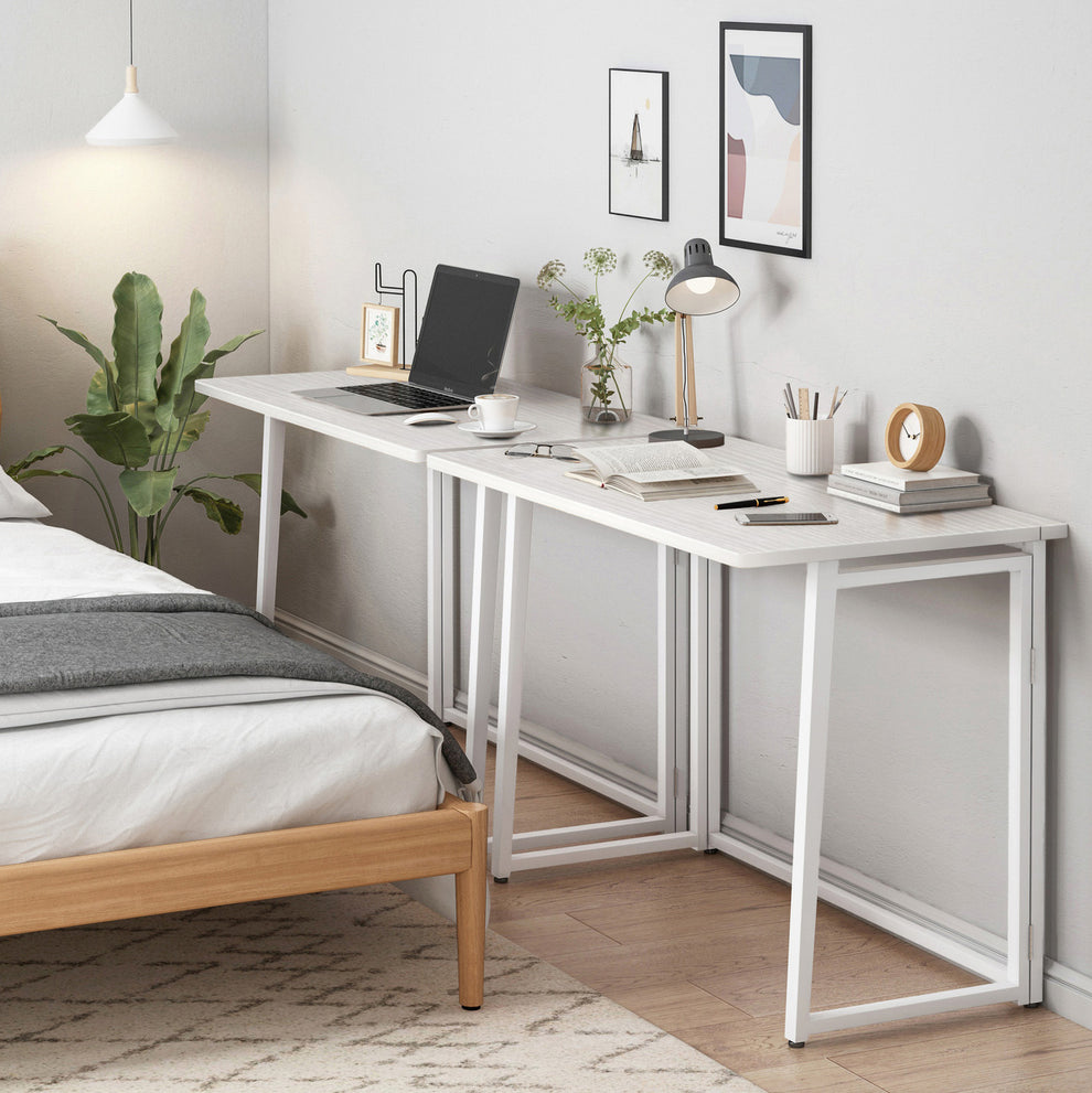 Wizard Folding Table Desk (White)