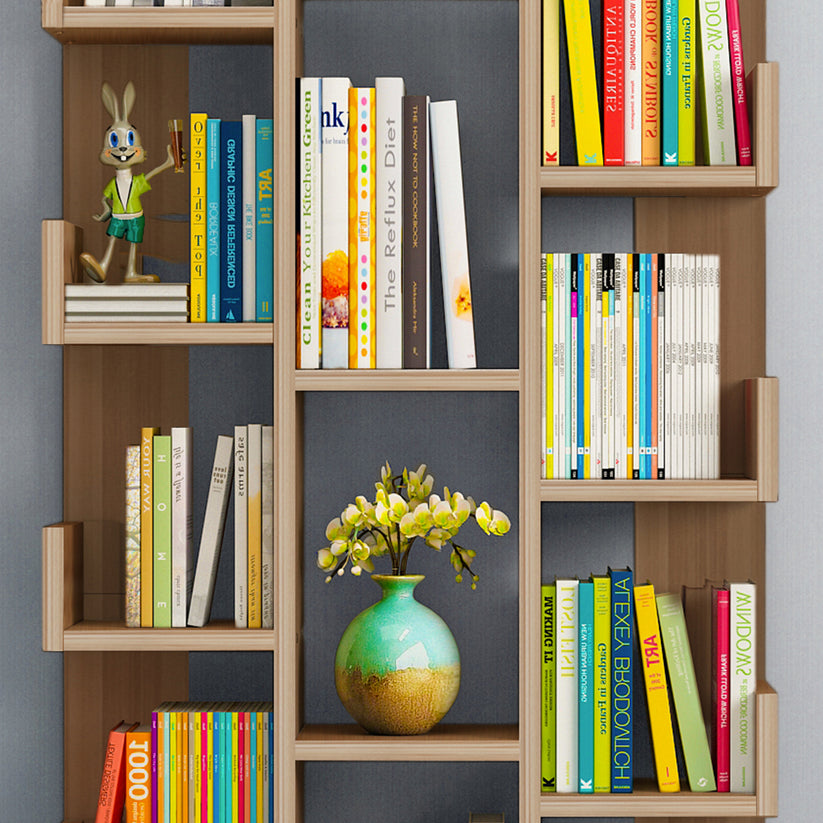 18-Shelf Brilliance Bookshelf Display Cabinet Shelf Bookcase Storage O