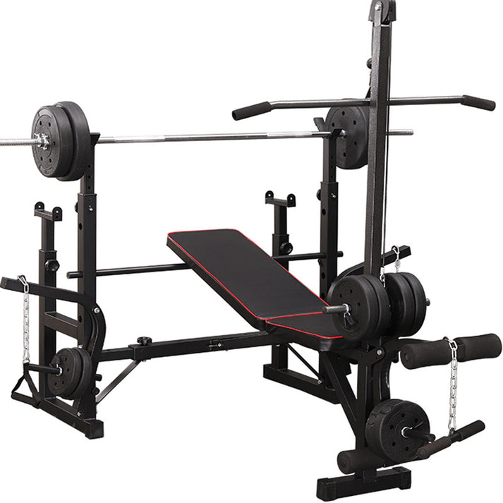 Fitplus Heavy Duty 7-in-1 Multi-Station Weight Bench Press Pull Down H